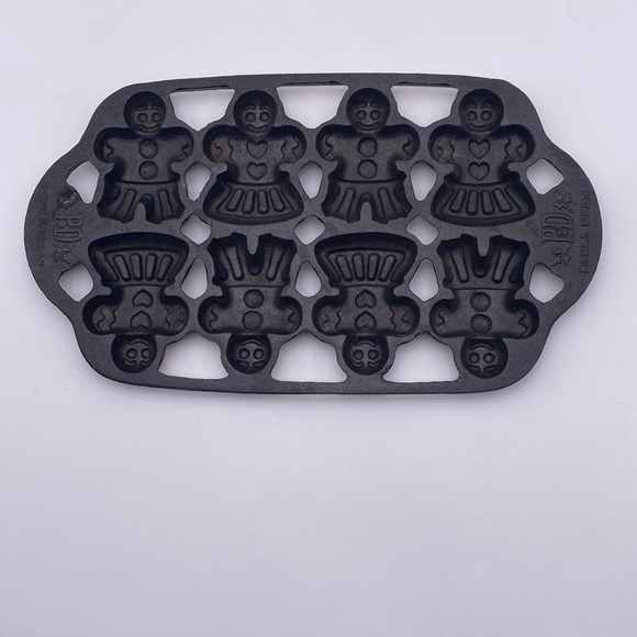 Paula Deen | Kitchen | Paula Deen Cast Iron Mr Mrs Gingerbread Man Mold ...